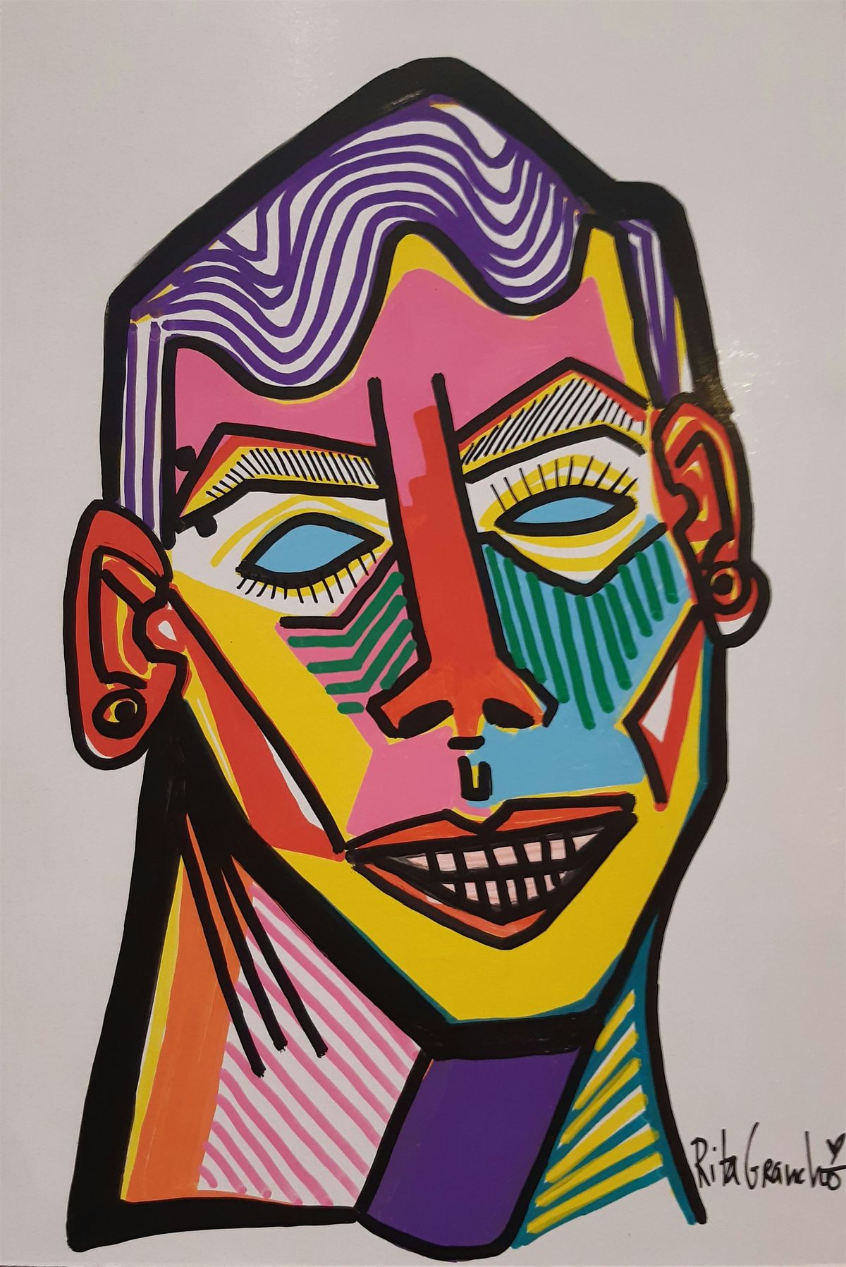 ALTERNATIVE PORTRAIT painting workshop, ArtZone Global, Lisboa, 20 ...