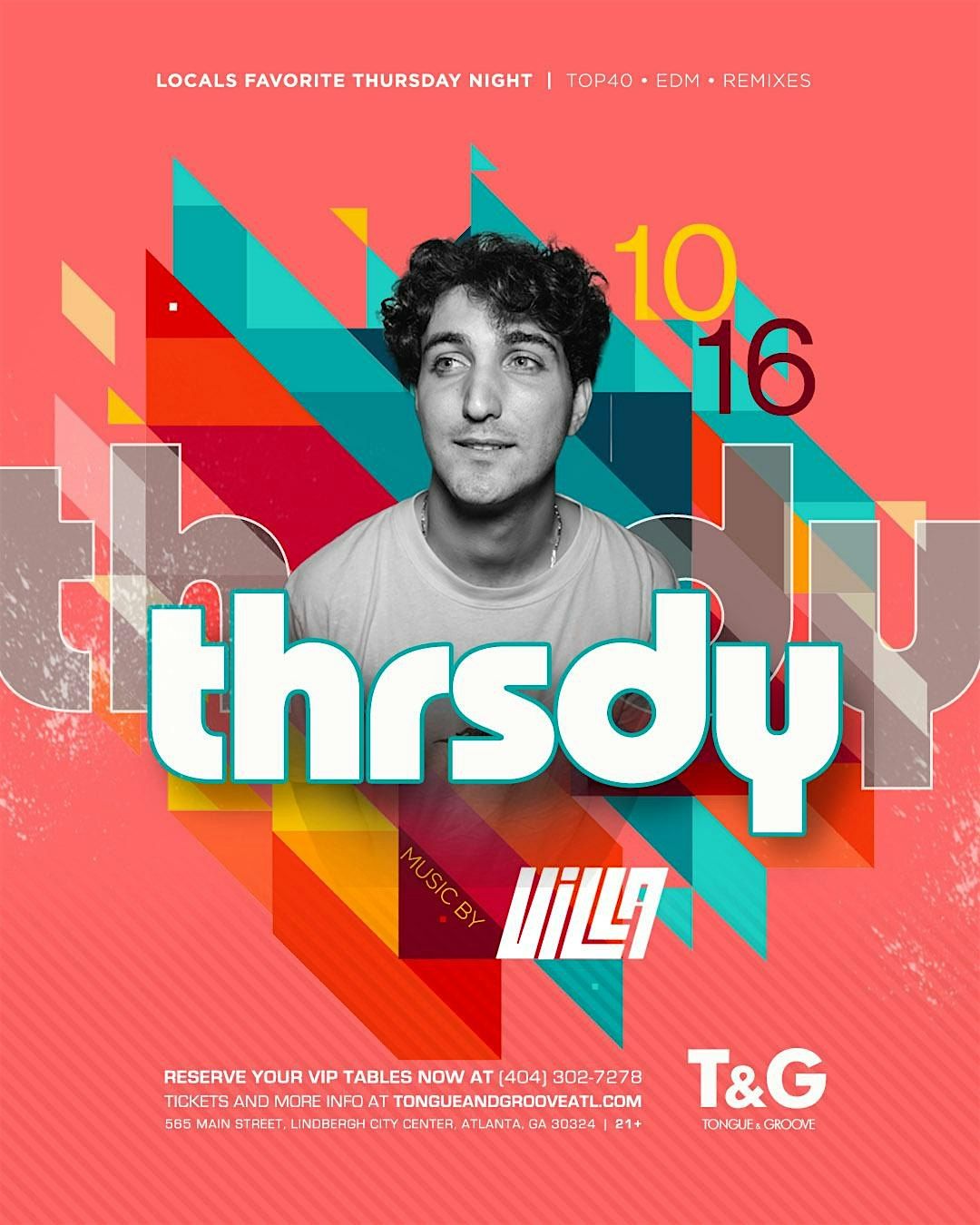 Tongue and Groove THRSDY w/ DJ VILLA + Eduardo Franco - Perreologia ...