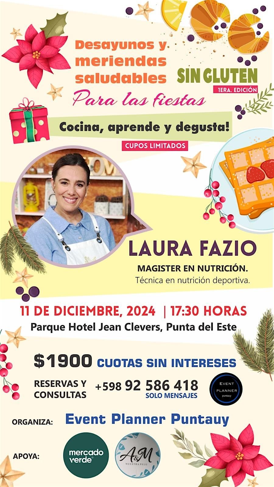 Desayunos y meriendas saludables para las fiestas con Laura Fazio, Jean ...