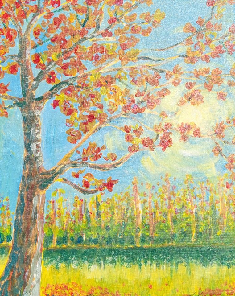 Autumn Sunshine Paint n Sip, Milton Artists' Guild, 2 November 2023 ...