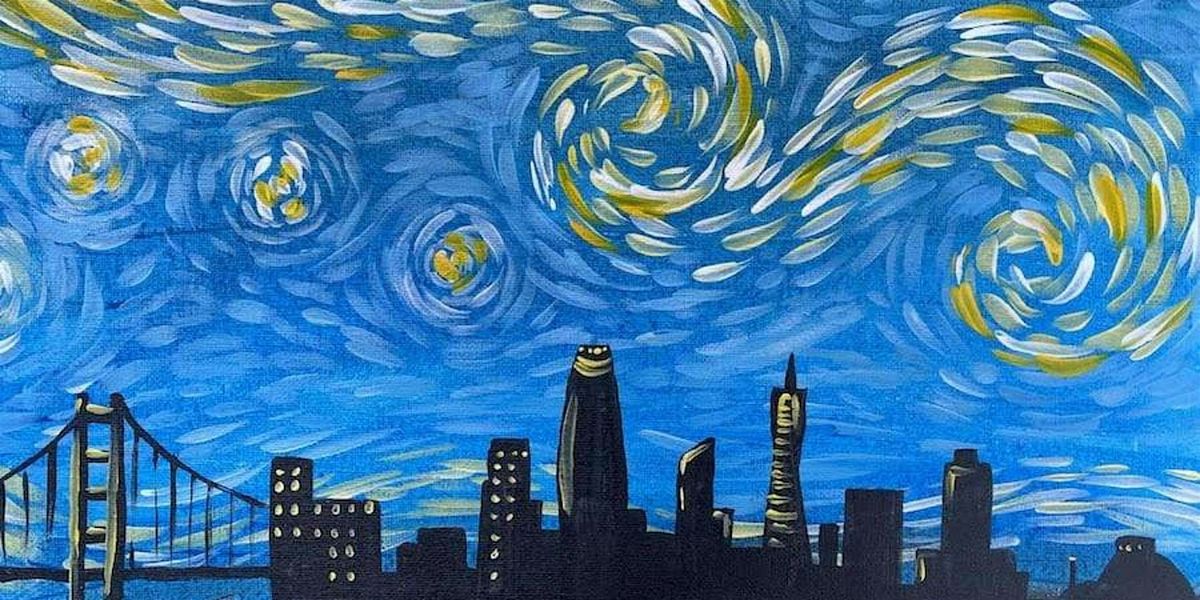 Starry Night - DC - Paint and Sip by Classpop!™, DC Brau, Washington, 8 ...