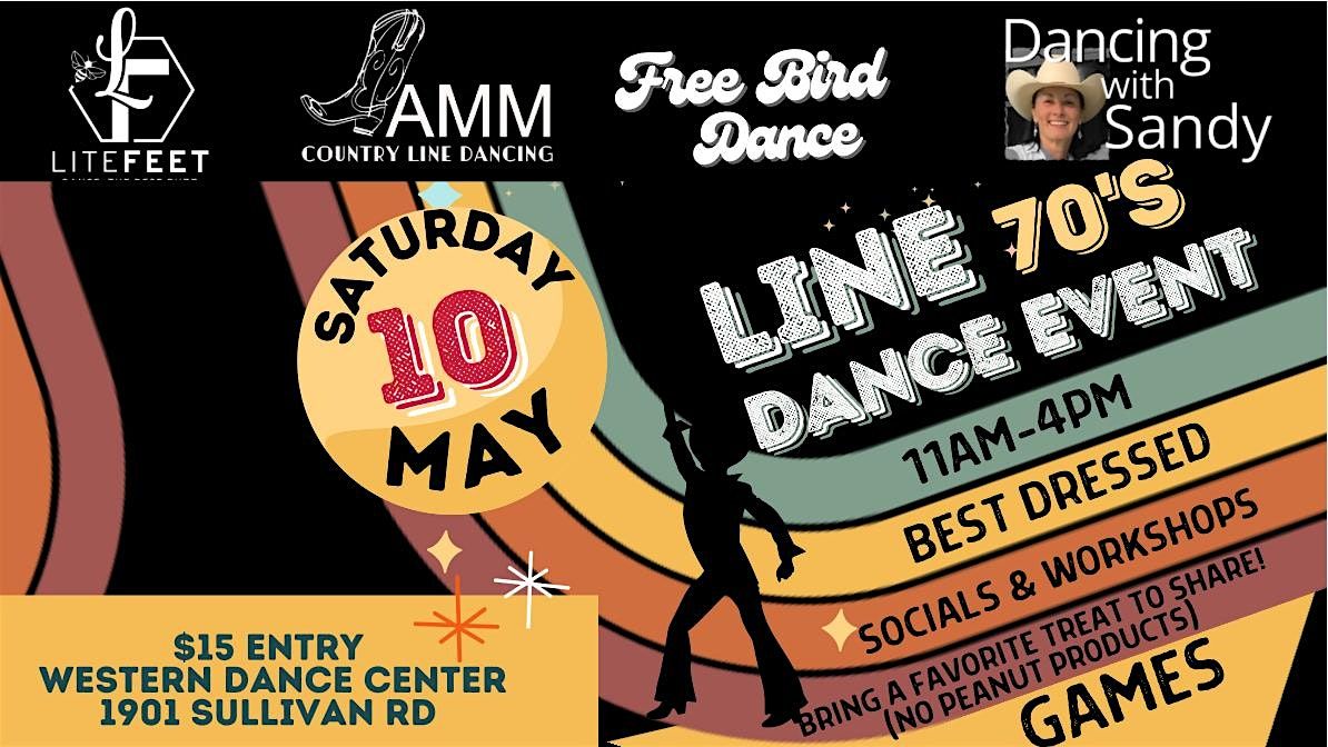70s Themed Line Dance Workshops and Social, Western Dance Center ...