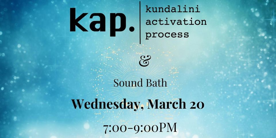 Kap Kundalini Activation Process Workshop By Nicole Thaw 390 Northeast