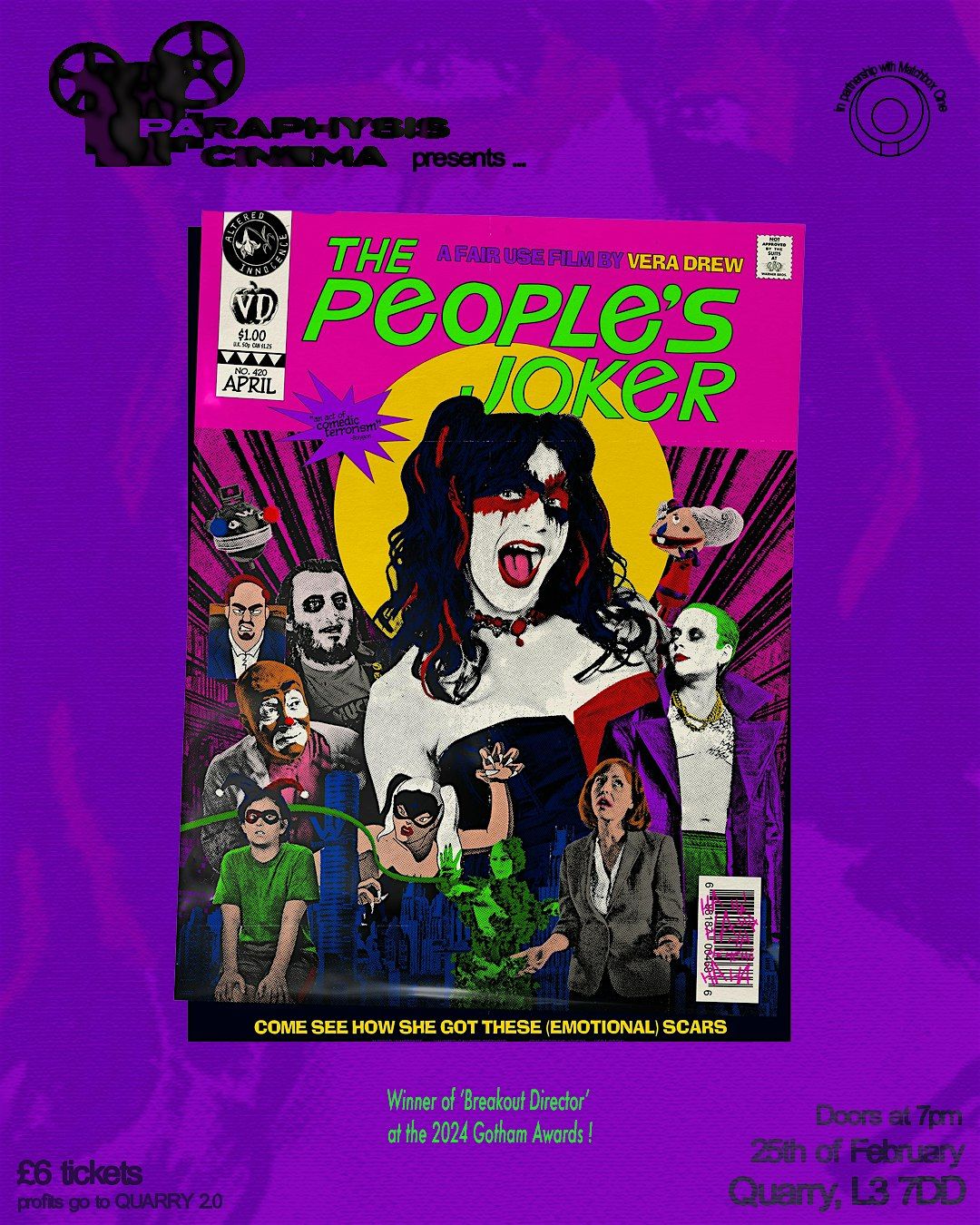 TRANS FILM NIGHT: The Peoples Joker, QUARRY Venue, Liverpool, 25 ...