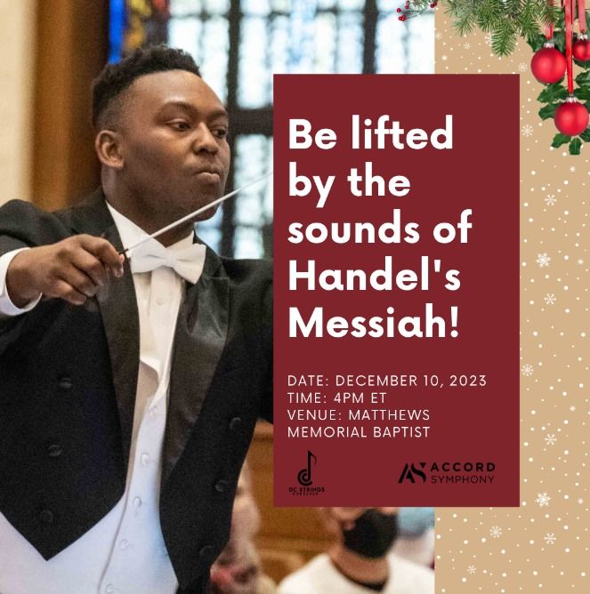 HANDEL’S MESSIAH W/ACCORD SYMPHONY ORCHESTRA (2ND PERFORMANCE ...