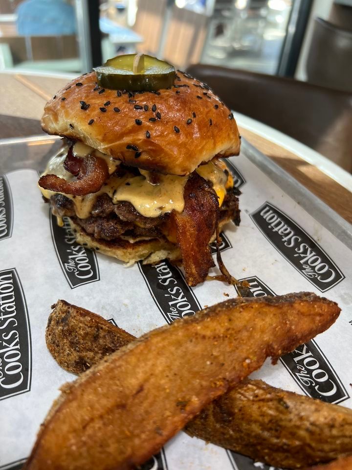 TCS Burger Night , The Cook's Station, Greenville, January 30 2024 ...