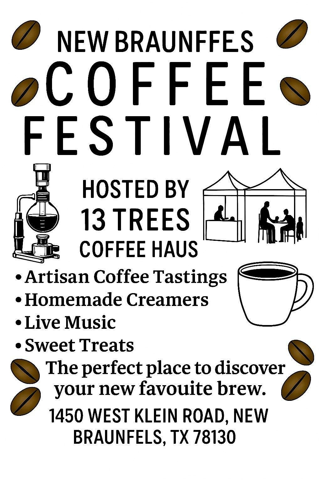 1st Annual Coffee Festival at 13 Trees Coffee Haus, 13 Trees Coffee ...