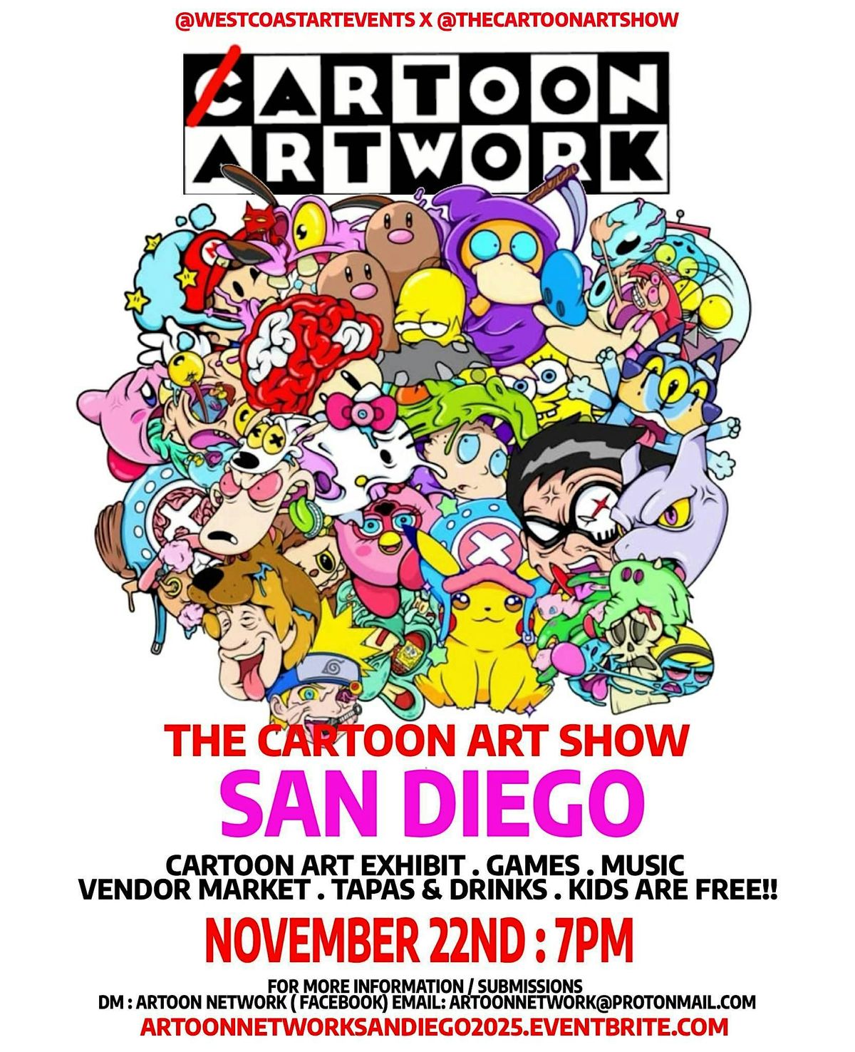 ARTOON NETWORK: The Cartoon Art Show : SAN DIEGO, San Diego, 22 ...