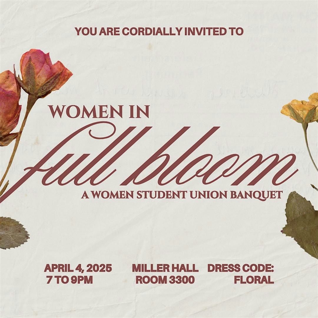 Women in Full Bloom, Miller Hall at FSU, Tallahassee, 4 April 2025 ...