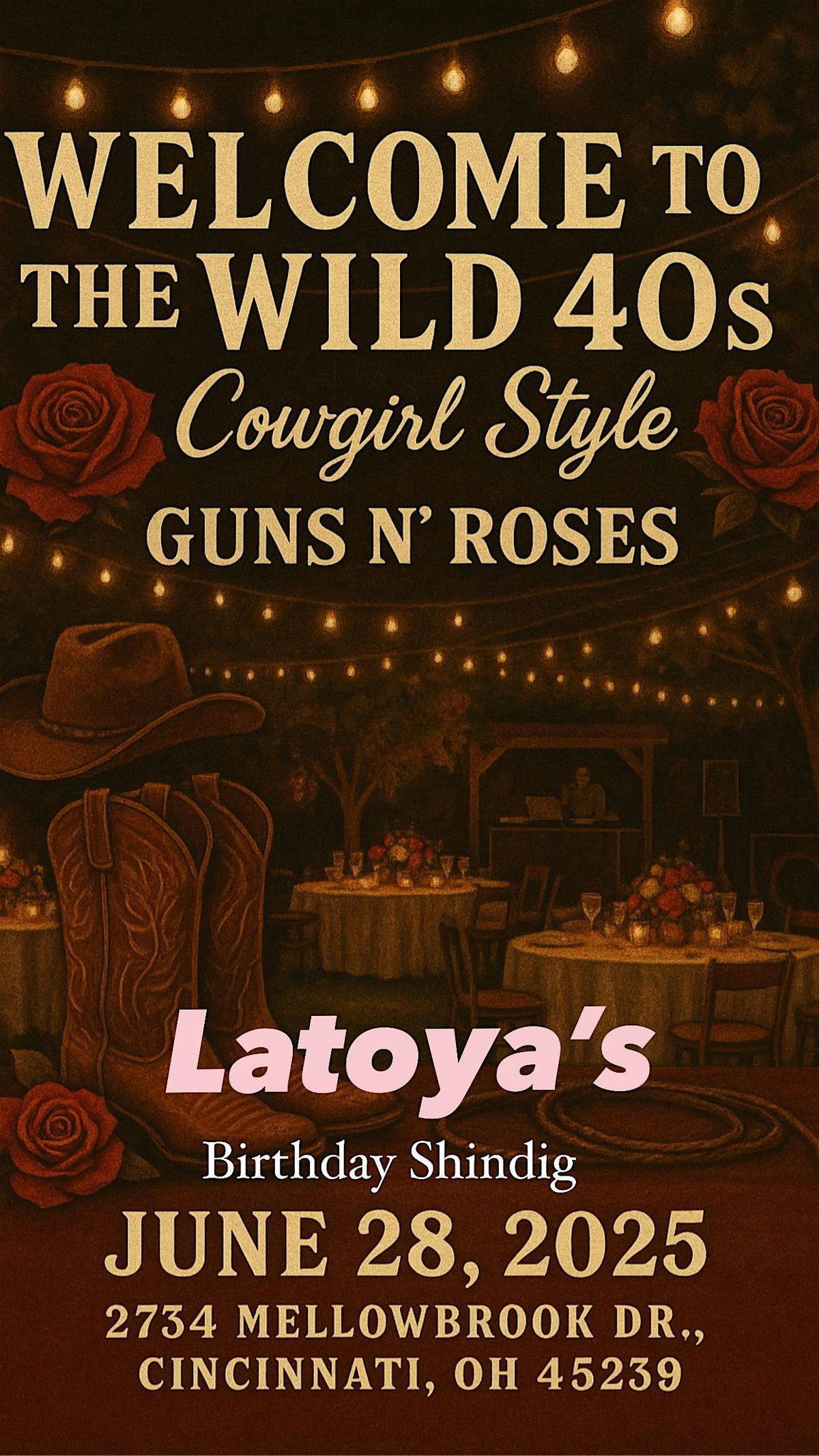 Welcome to the Wild 40s Cowgirl Style, The House, Groesbeck, 28 June ...