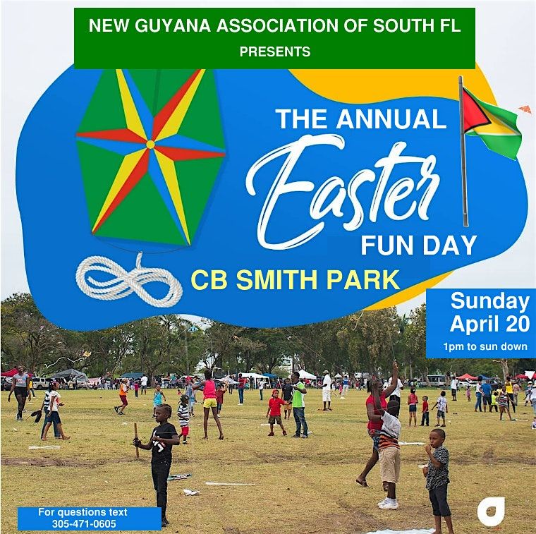 Easter Fun Day (hosted by Guyana Association of South Florida), C.B. Smith Park, Pembroke Pines ...