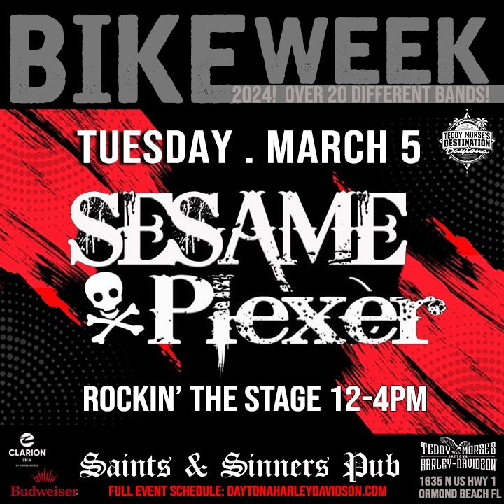BIKE WEEK - Sesame Plexer! Female Fronted High Energy Cover Band ...