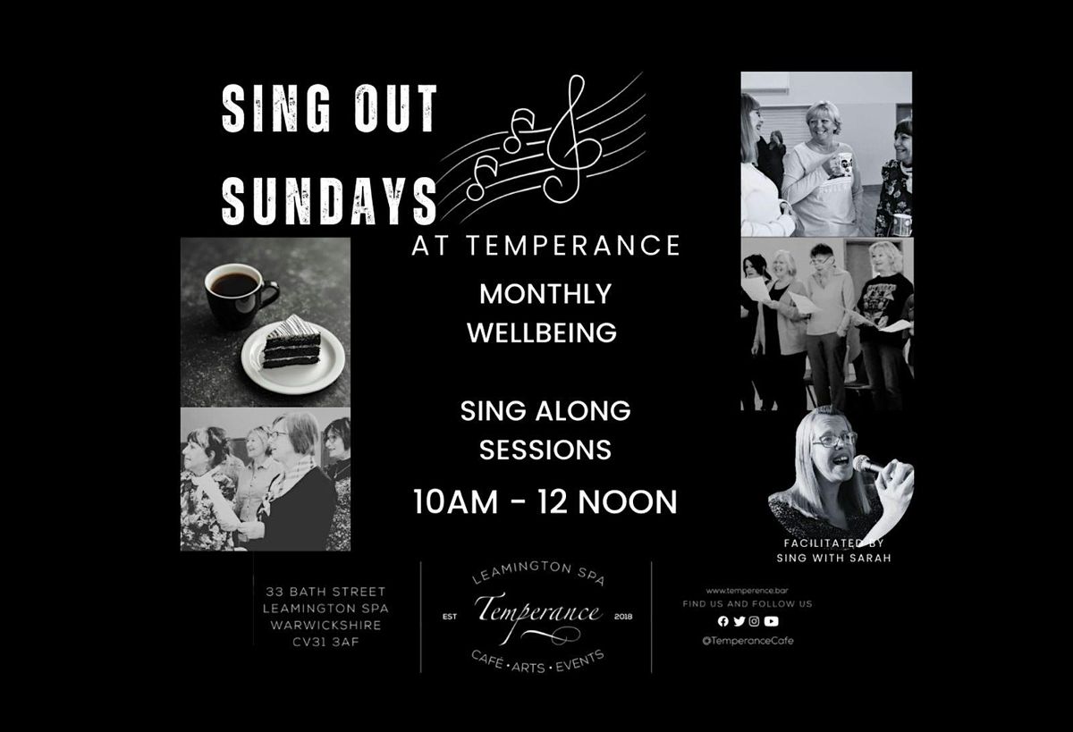 sing-a-long @ temperance | Sing Out Sunday "love songs", Temperance ...
