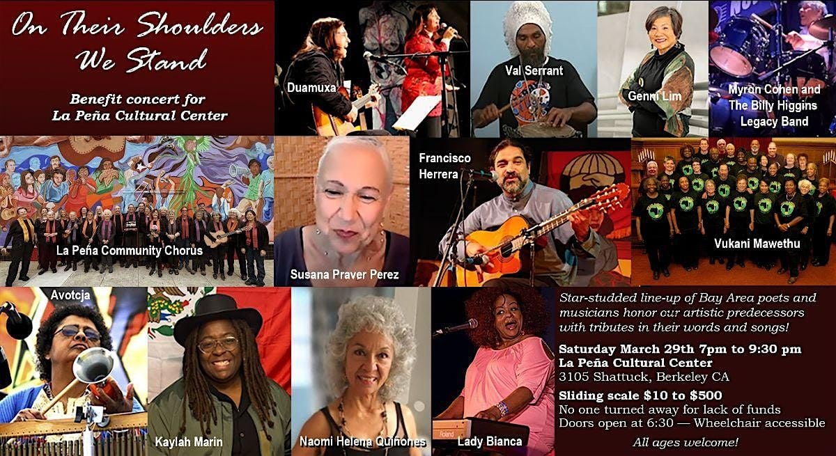 On Their Shoulders We Stand: A Musical Homage to Our Ancestors, La Peña ...