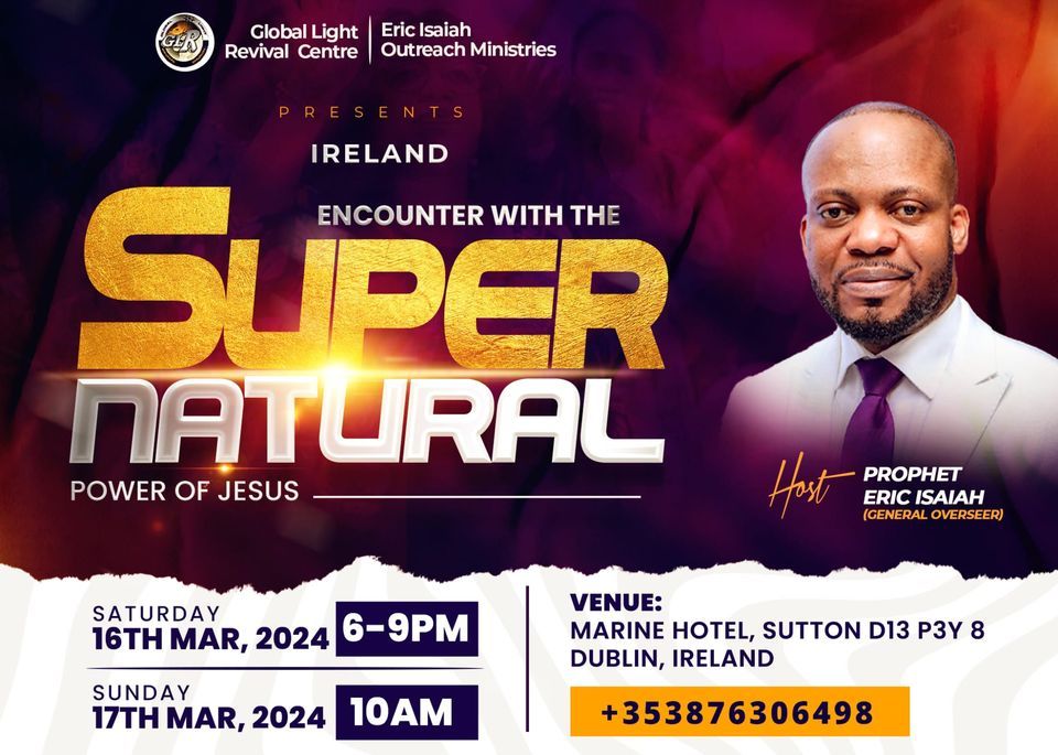 ENCOUNTER WITH THE SUPERNATURAL POWER OF JESUS, Marine Hotel, 13 Sutton ...