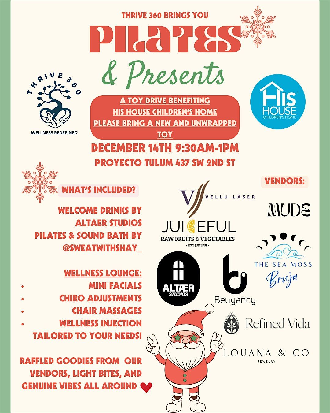 Pilates & Presents, Proyecto Tulum, Miami, 14 December 2024 | AllEvents