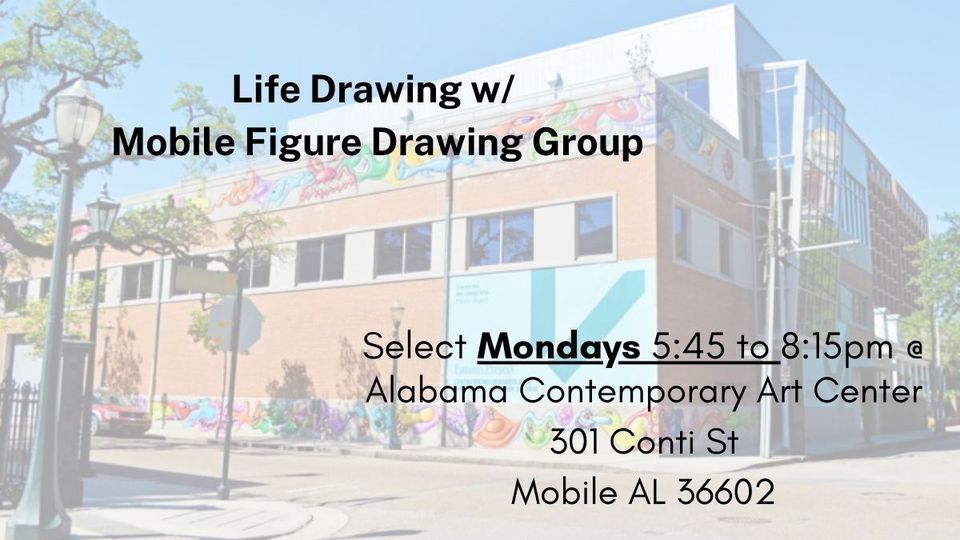 Life Drawing at ACAC w Blayne Modeling! , Alabama Contemporary Art ...