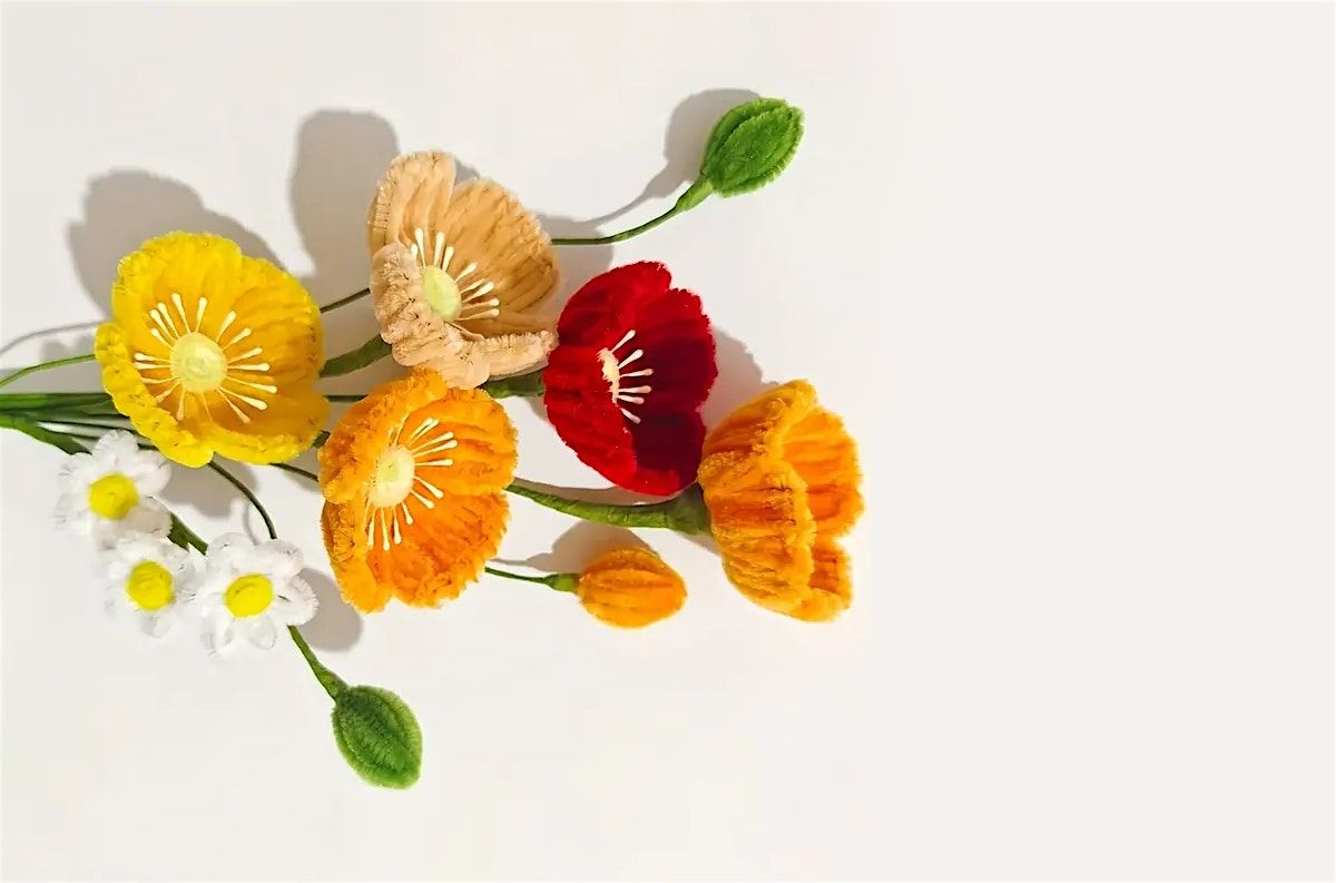 Chill Crafts: Pipe Cleaner Poppies, Toronto Reference Library - 1st ...