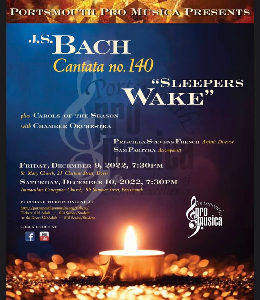 Portsmouth Pro Musica - Holiday Concert, Immaculate Conception, Portsmouth, Nh, 10 December 2022 ...