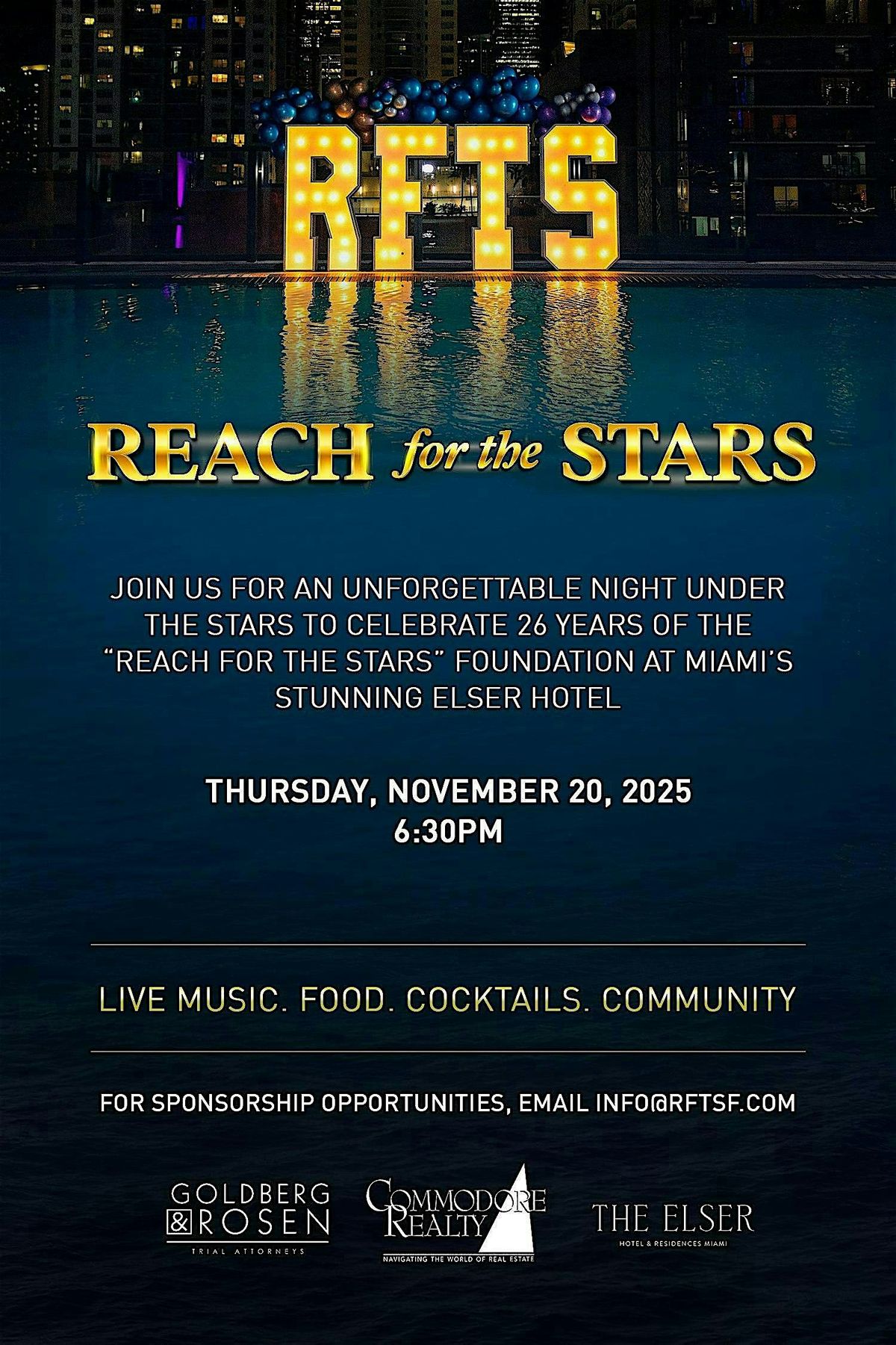 The 26th Annual Epstein "Reach for the Stars" Event, The Elser Hotel ...