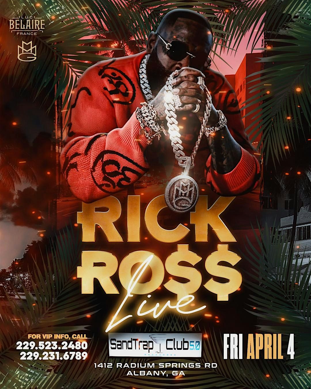 Rick Ross “Performing Live”, SandTrap Lounge & Restaurant, Albany, 4 ...