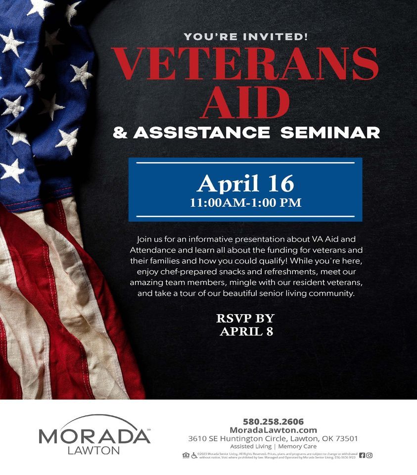 Veterans Aid & Assistance Seminar, Morada Lawton, 16 April 2024 ...