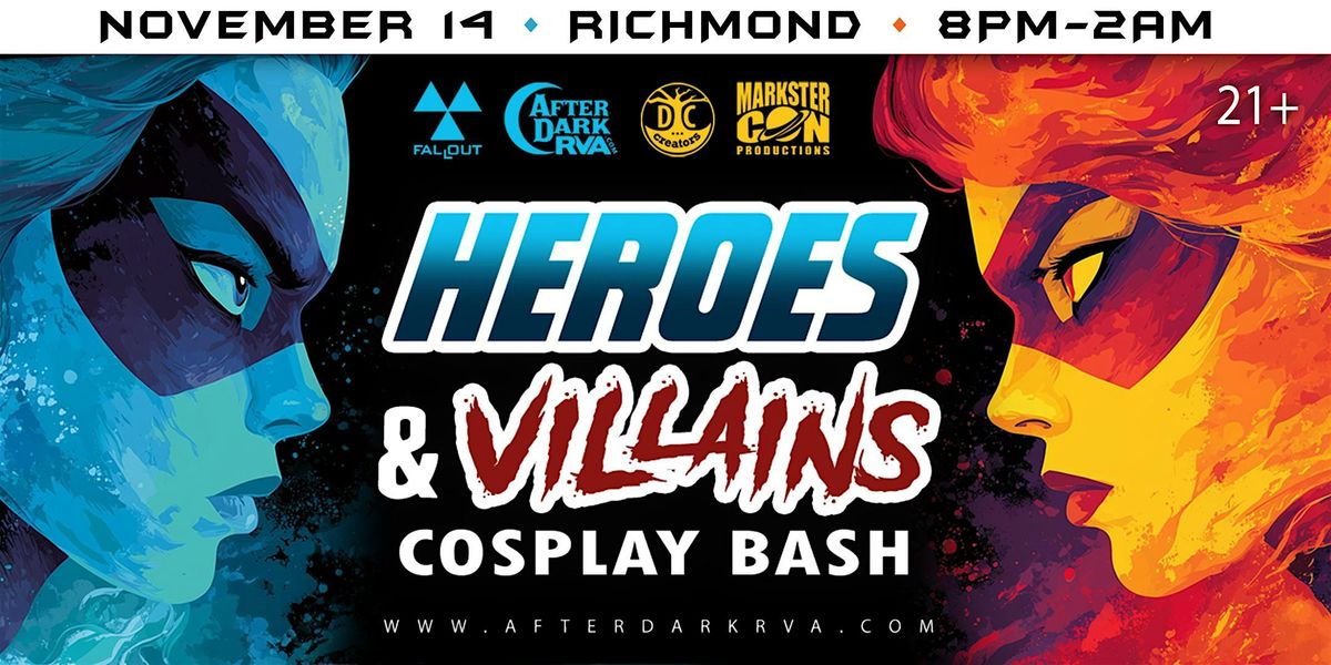 HEROES & VILLAINS Cosplay Bash (Richmond, VA) Tickets, Fallout ...