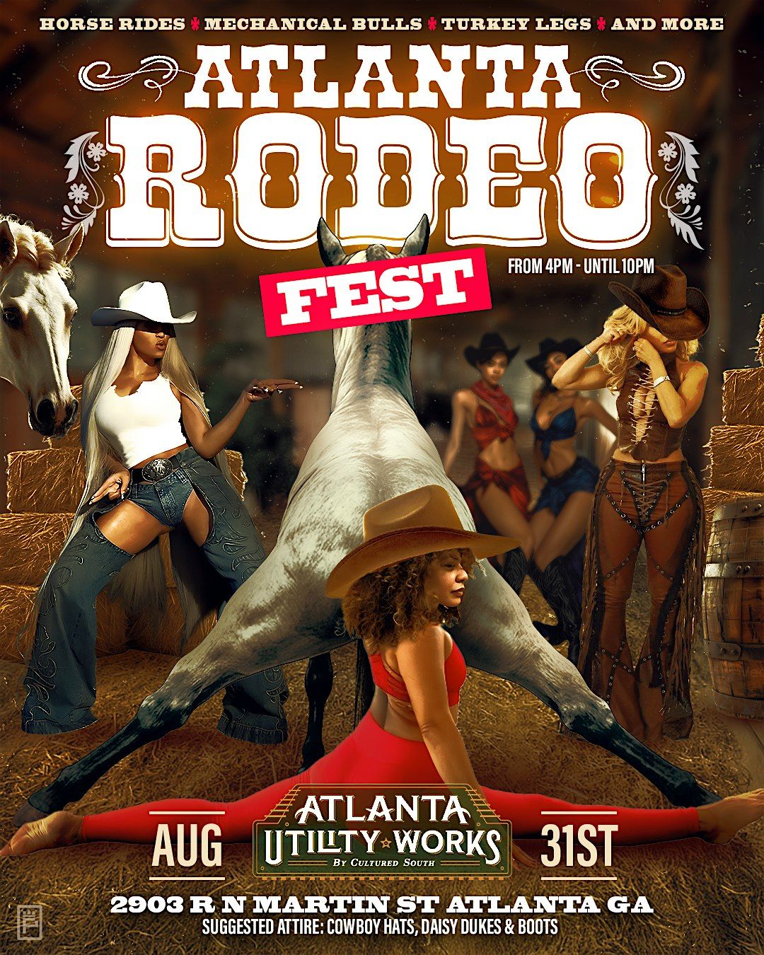 ATLANTA FAST CARS + FINE SHIT RODEO FEST, Atlanta Utility Works, East ...