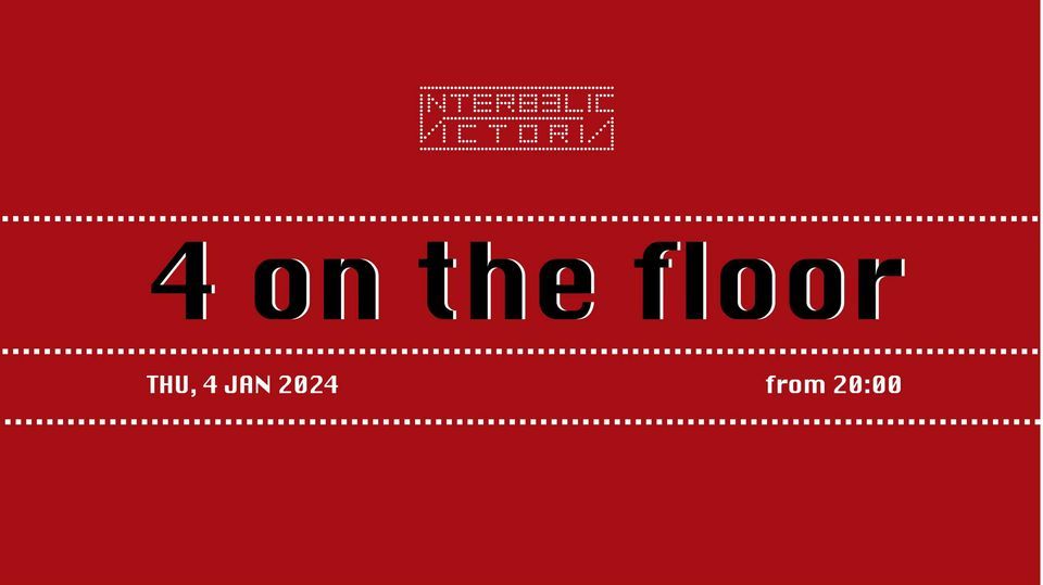 4 ON THE FLOOR, Interbelic Cocktail Bar, Bucharest, 4 January 2024 ...