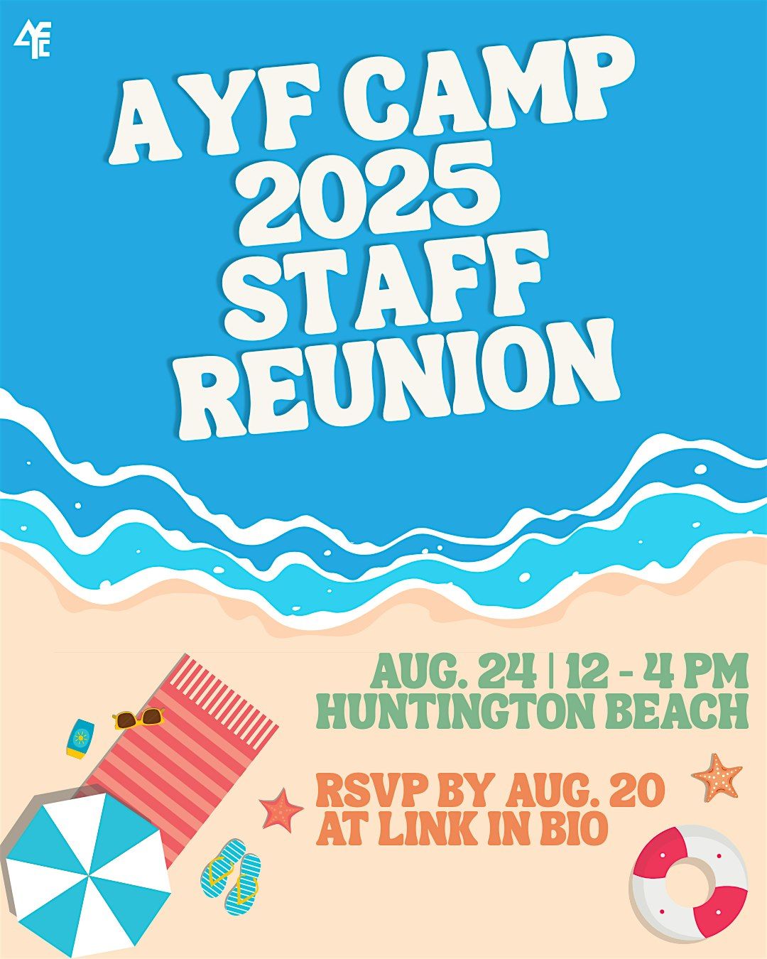 AYF Camp 2025 Staff Reunion, Huntington Beach, 24 August 2025 | AllEvents