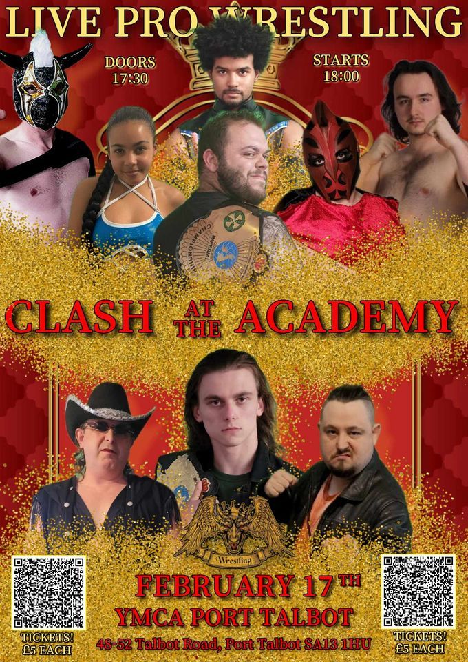 Clash At The Academy, YMCA Port Talbot, 17 February 2024 | AllEvents