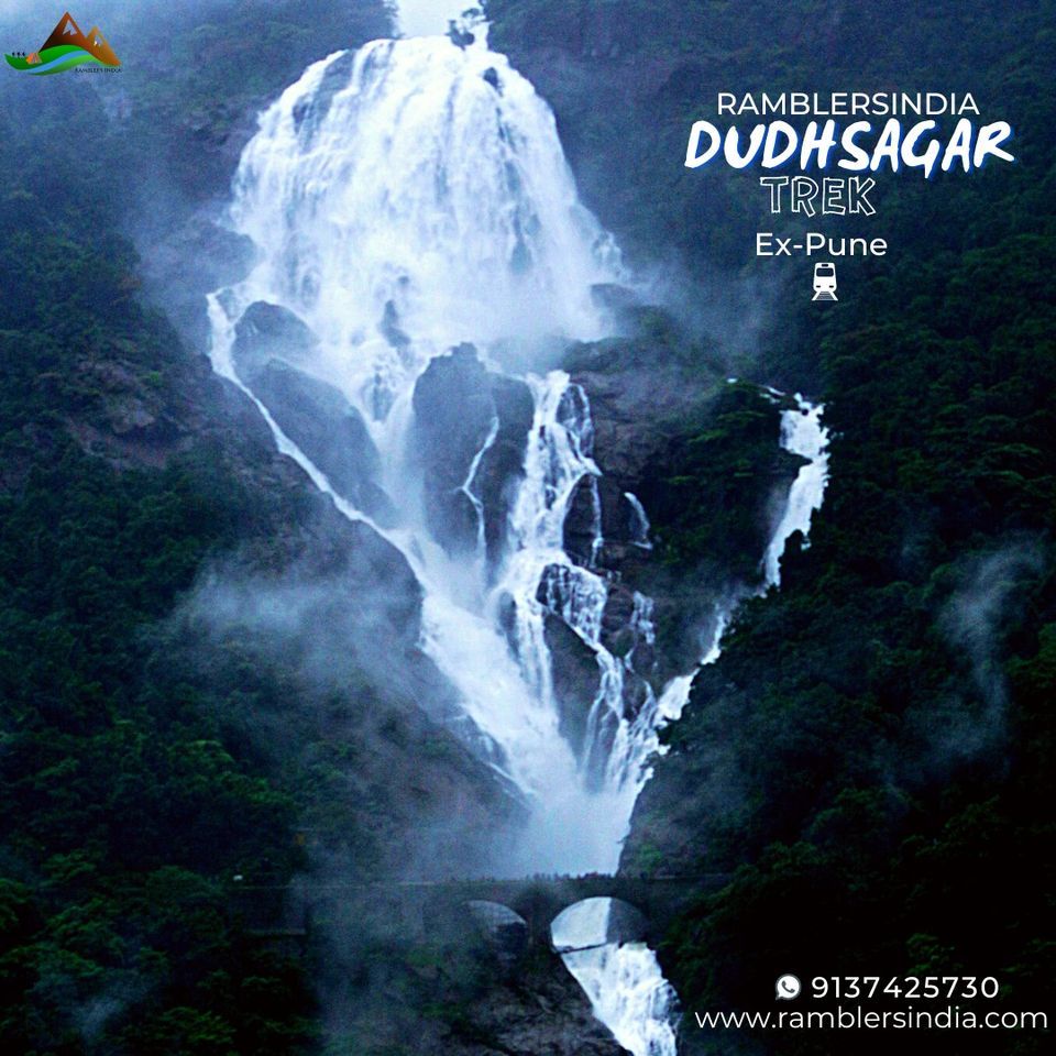 Dudhsagar Waterfall Trek, Dudhsagar Water Falls, Ponda, 3 September to ...