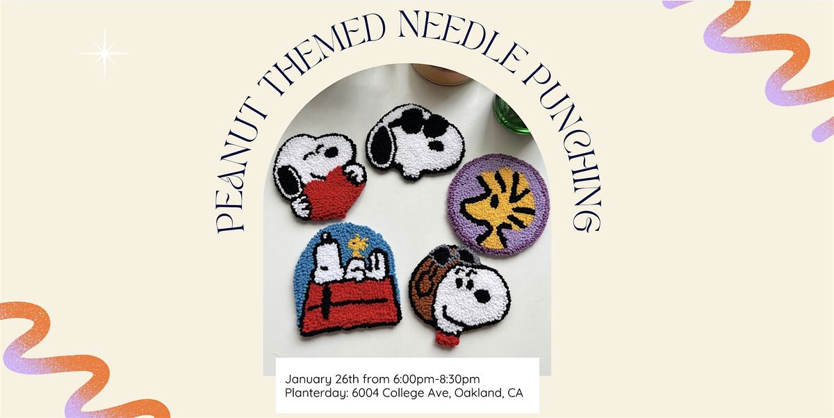 DIY Peanuts Punch Needle Coaster Workshop @ Planterday, Planterday ...