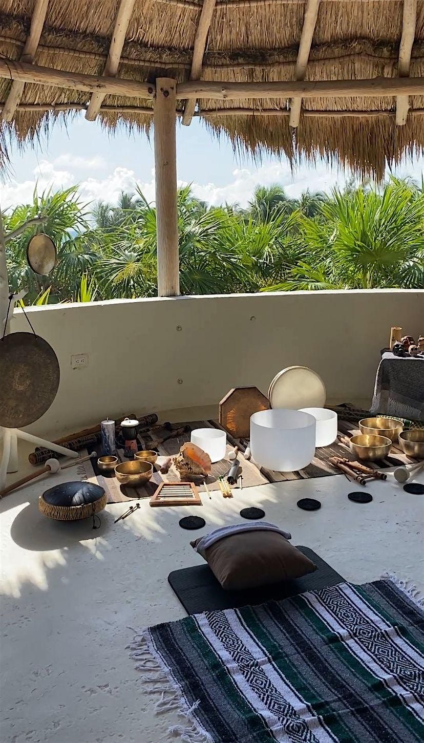 SOUND BATH AT PRIVATE CENOTE TULUM, Cenote Ancestral, Colonia Cristal ...