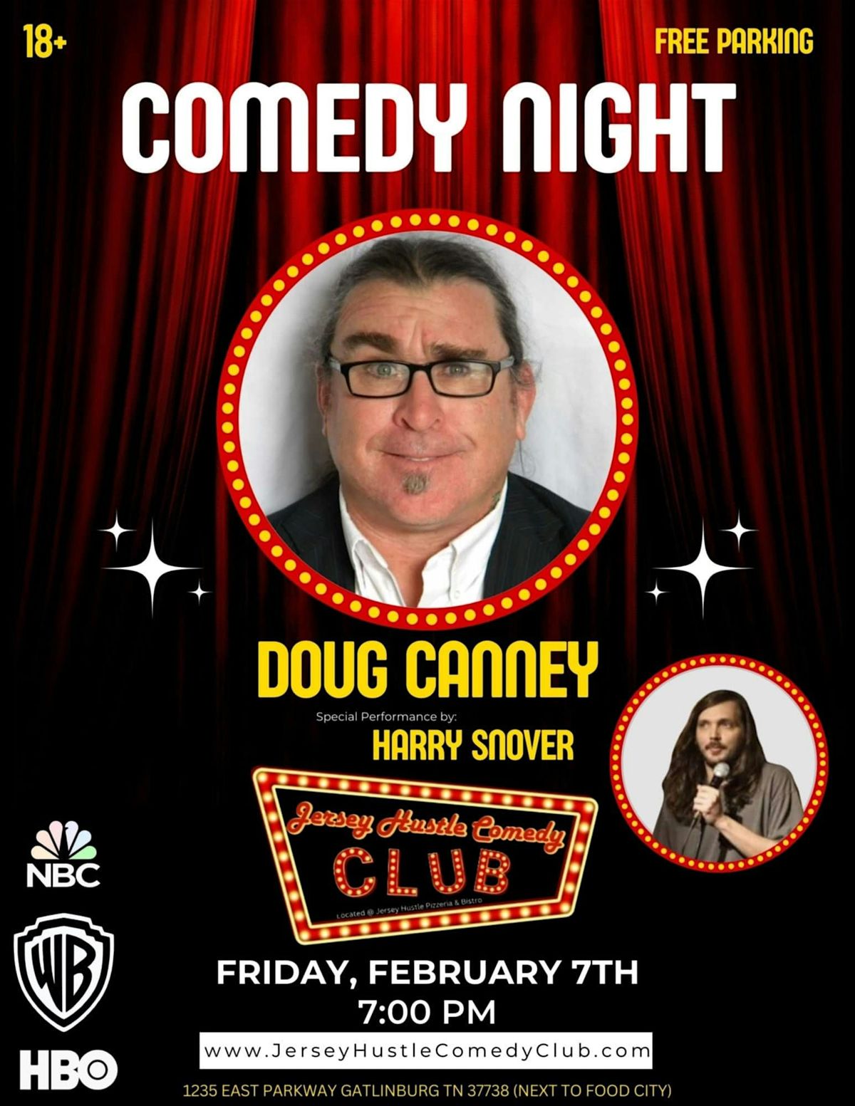 Doug Canney Comedy Show, Jersey Hustle Comedy Club, Gatlinburg, 7 ...