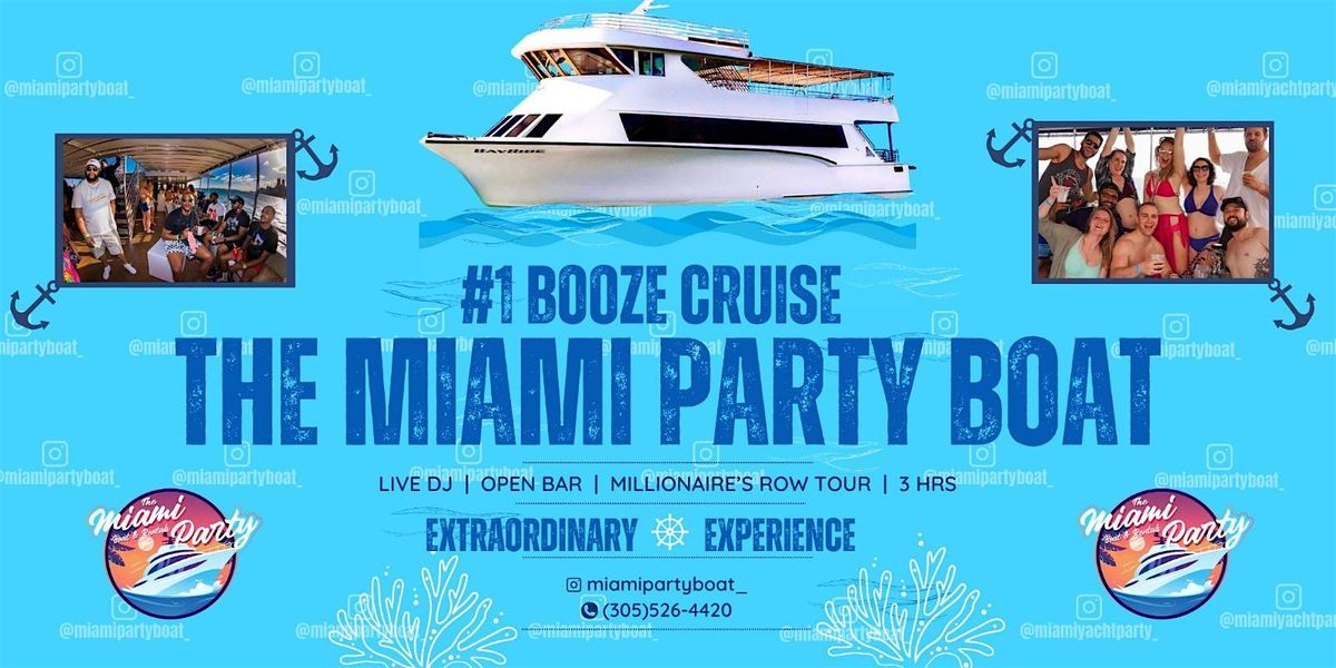 #Party Boat South Beach, 401 Biscayne Blvd, Miami, 7 March to 2 October | AllEvents