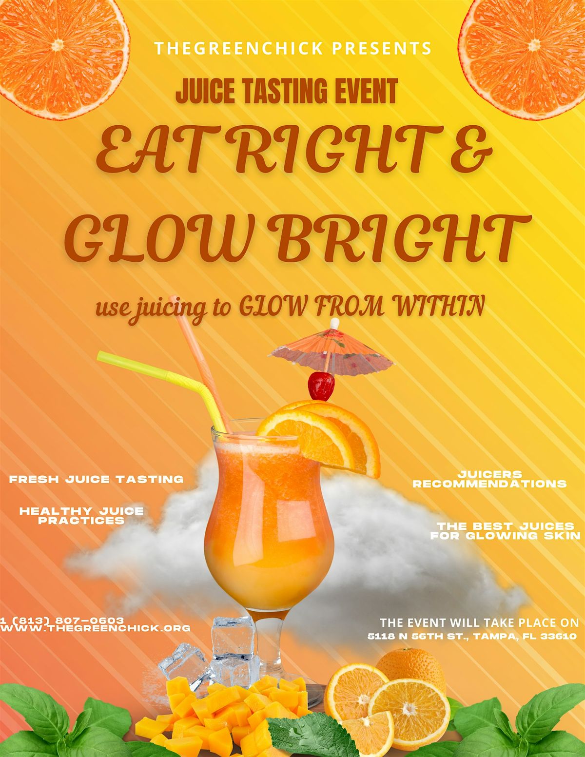 Juice Tasting Event, 5118 N 56th St, Tampa, 19 January to 20 December ...