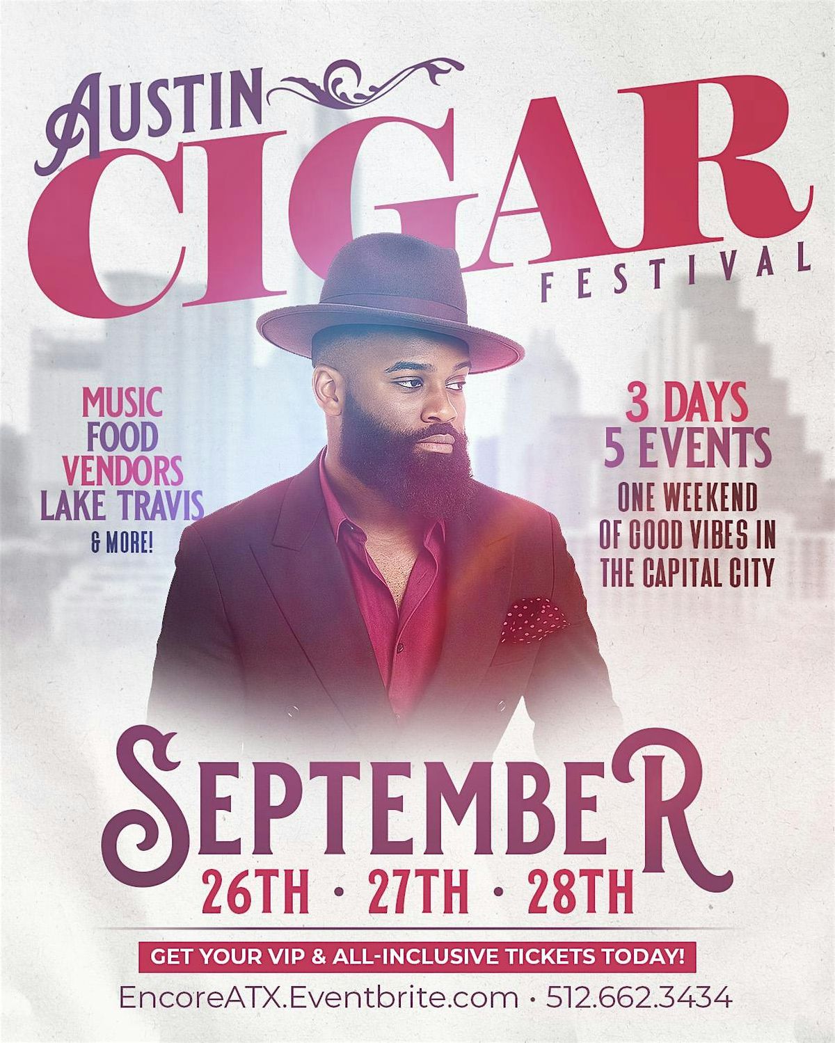 Austin Cigar Festival 2025 | Sept 26th - 28th, 26 September to 28 ...
