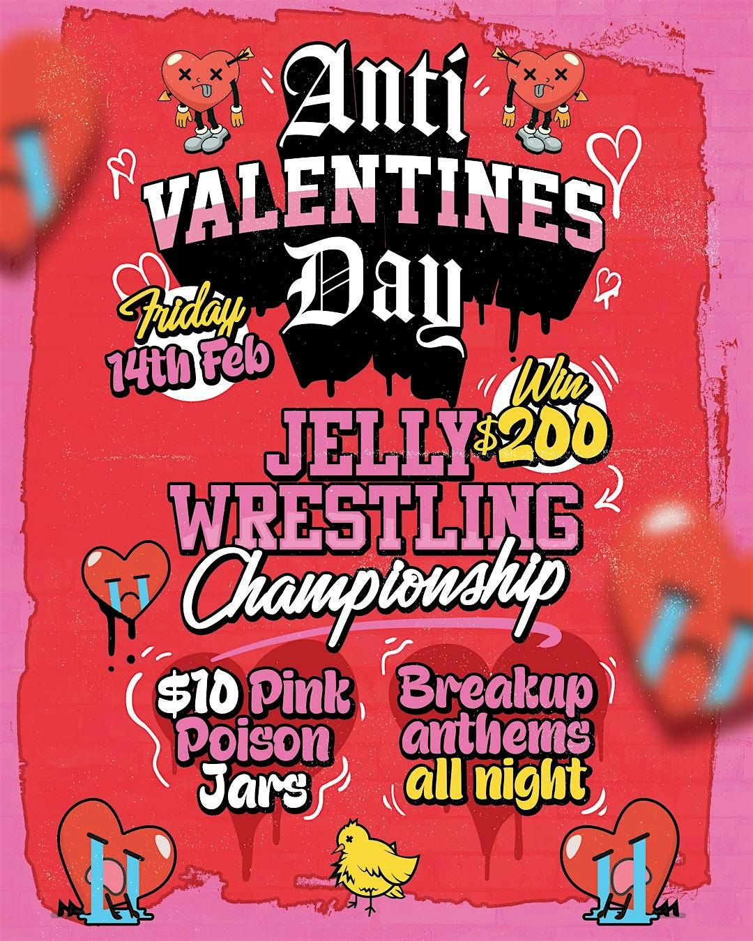 Anti Valentines Day, The Scary Canary, Sydney, 14 February 2025 | AllEvents