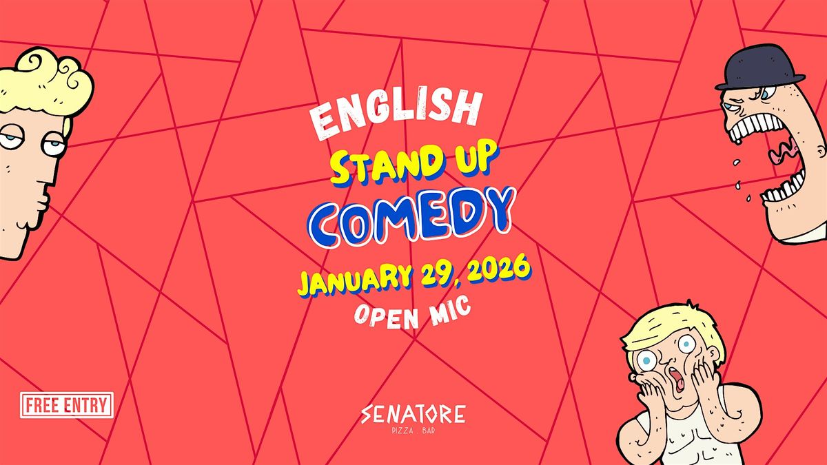 ENGLISH STAND-UP COMEDY OPEN MIC, SENATORE, München, 29 January 2026 ...