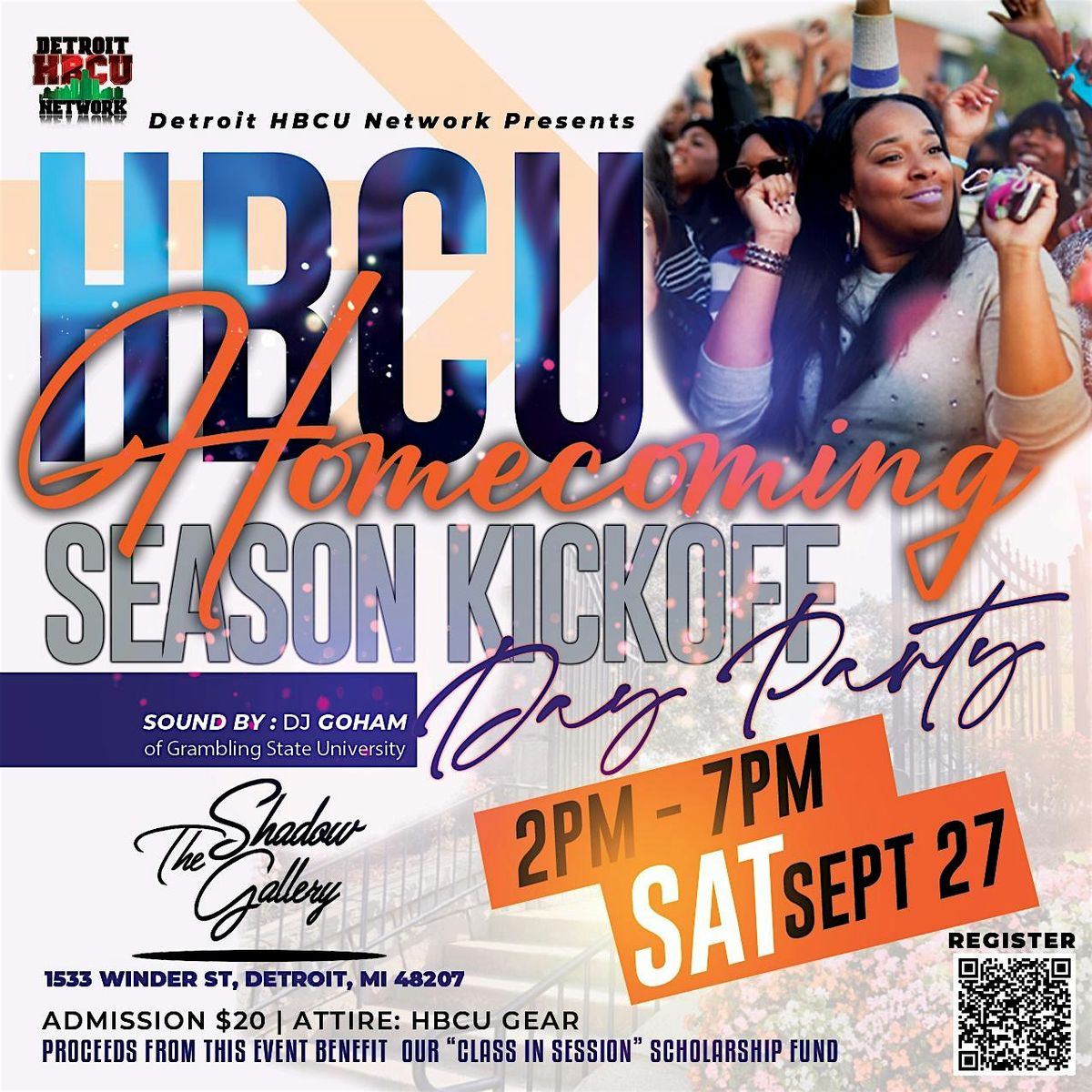 Homecoming Season Kickoff Day Party, The Shadow Gallery Detroit, 27 ...