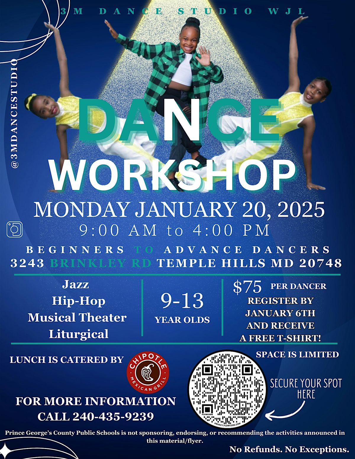 3M Dance Studio Presents: January Dance Workshop!, 3M Dance Studio ...