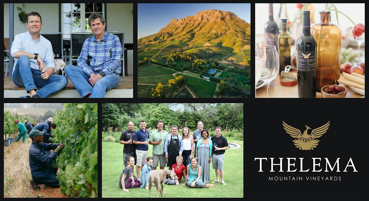 Reserve Tasting with Thelema Mountain Winery, Verre Wine Bar, Arlington, 21 September 2025 ...