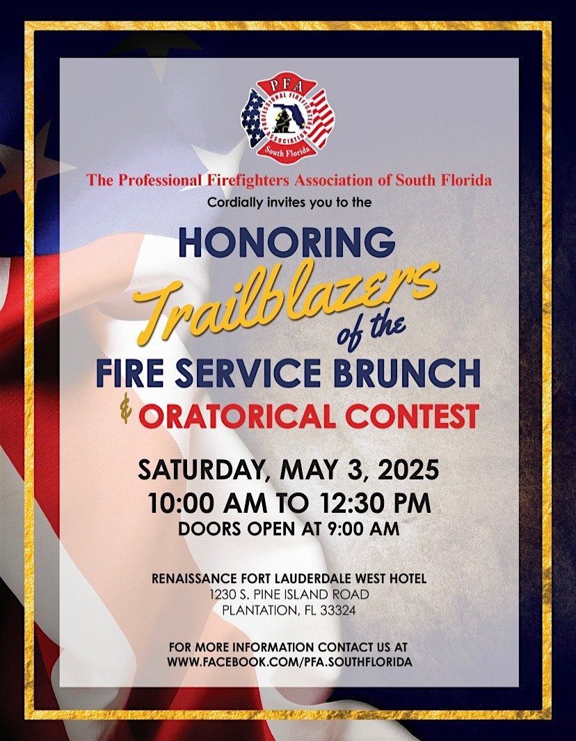 Honoring Trailblazers of the Fire Service Brunch & Oratorical Contest ...