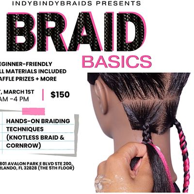 Braid Basics: Hands-On Braiding Classes For ALL Levels, The 5th Floor Orlando, 1 March 2025 ...