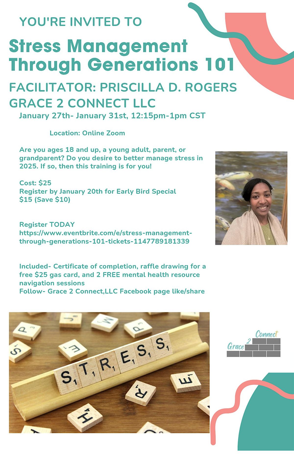 Stress Management Through Generations 101, January 27 to January 31 ...
