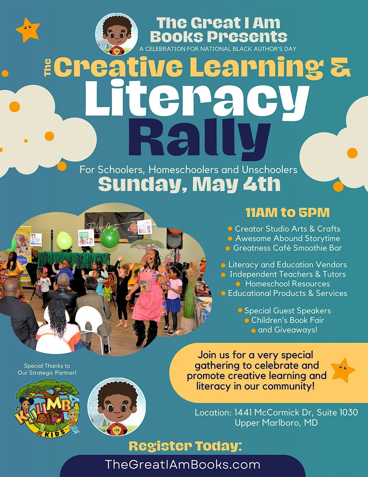 The Creative Learning & Literacy Rally 2025, 1441 McCormick Dr suite ...