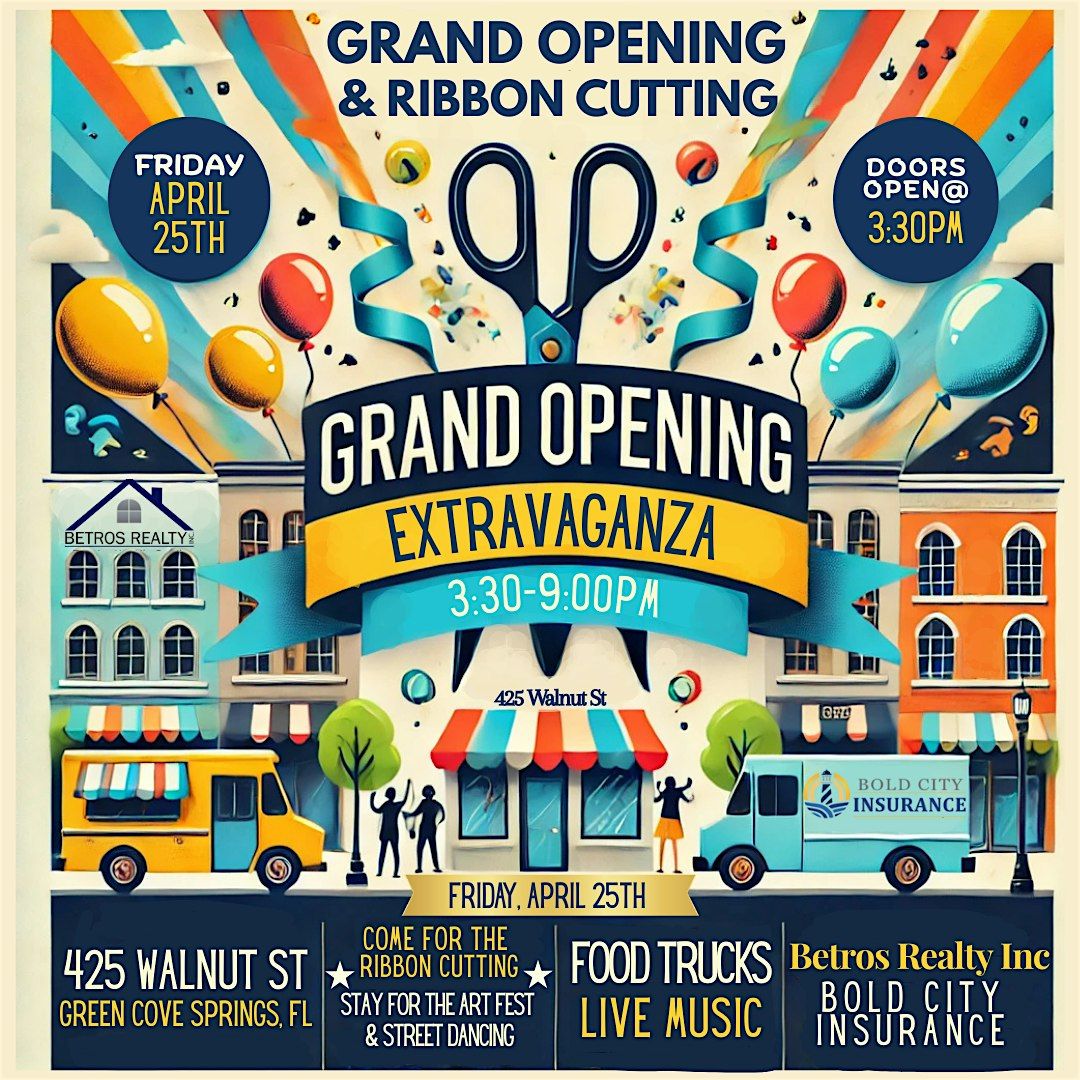 You’re Invited! Grand Opening Ribbon Cutting & Street Party – April ...