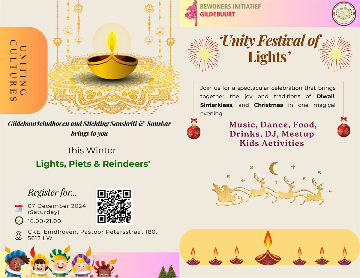 Unity Festival of Lights in Eindhoven, CKE, Eindhoven, 7 December 2024 ...