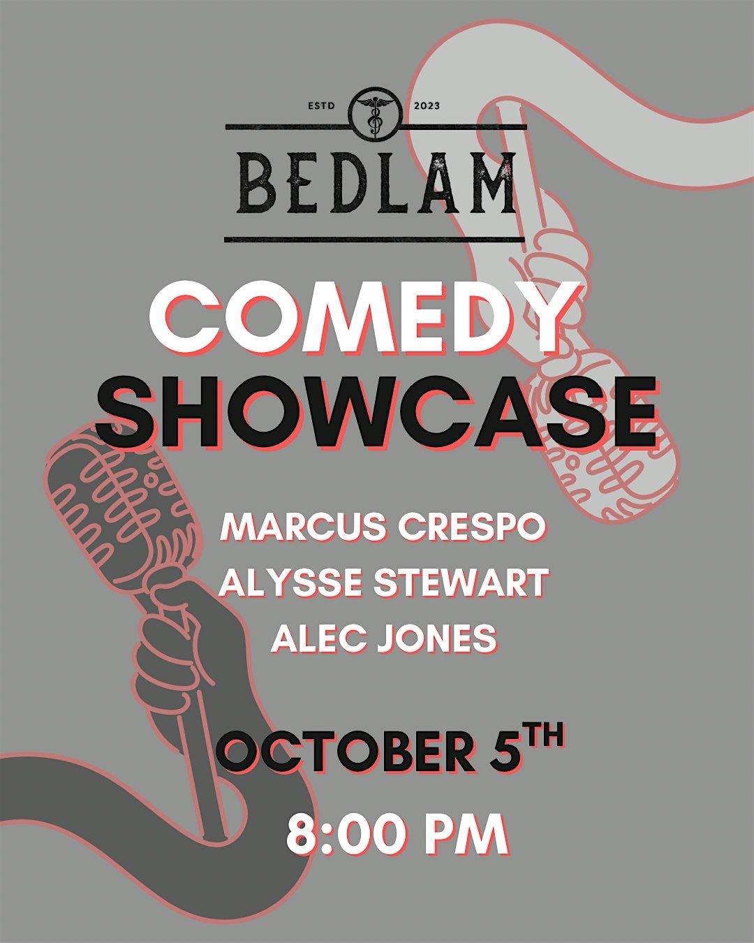 Comedy night @ Bedlam, BEDLAM, Atlantic Beach, 5 October 2025 | AllEvents